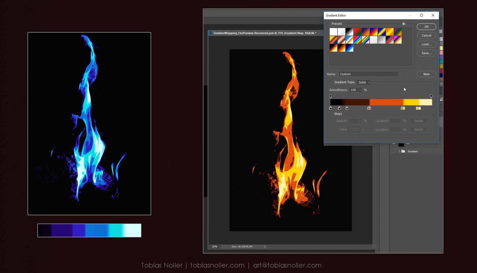 Gradient Mapping for VFX – Unreal Engine 4 – Tobias Noller